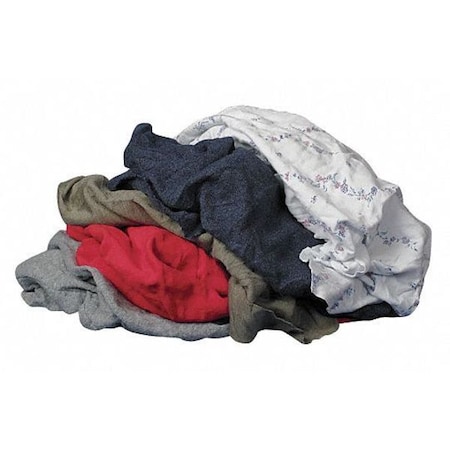 G303050PC Cotton/Polyester Cloth Rag 50 lb. Varies Sizes, Assorted ...