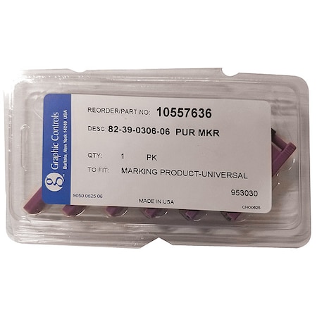 Graphic Controls Chart Recorder Pen, Blue Color, PK6 MP 82-39-0303-06 ...