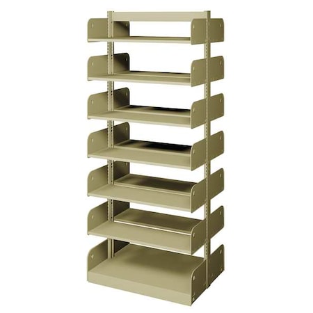 Estey Flat Shelf, Double Face, 14 Shelves WF82100 | Zoro
