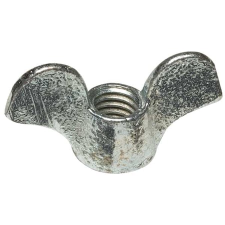Zoro Select Wing Nut, 5/16"-18, Steel, Zinc Plated, 0.688 in Ht, 1.44 ...