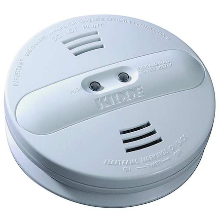 Kidde Smoke Alarm, Ionization, Photoelectric Sensor, 85 dB @ 10 ft ...