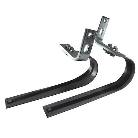 American Garage Door Supply Leaf Bumper With Brackets, PK2 SL100 | Zoro