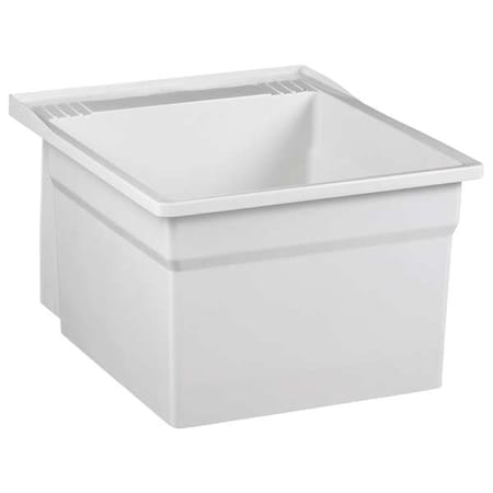 Fiat Products Laundry Tub 20 1/8 in x 17 3/4 in, 1, 2, Wall Mount ...