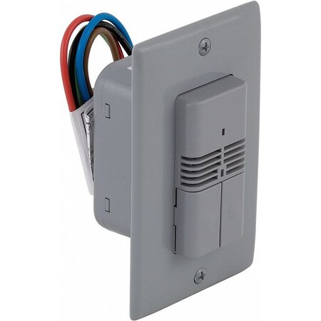 Square D Occ.Sensor, Dual Ckt, 729SqFt, Wall Sw, GY SLSUWD1277UG | Zoro