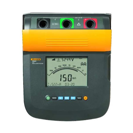 Fluke Battery Operated Megohmmeter, 5000VDC FLUKE-1550C | Zoro