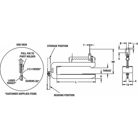 Caldwell Leveling Concrete Pipe Lifter, 12000 Lbs. CPL-6 | Zoro