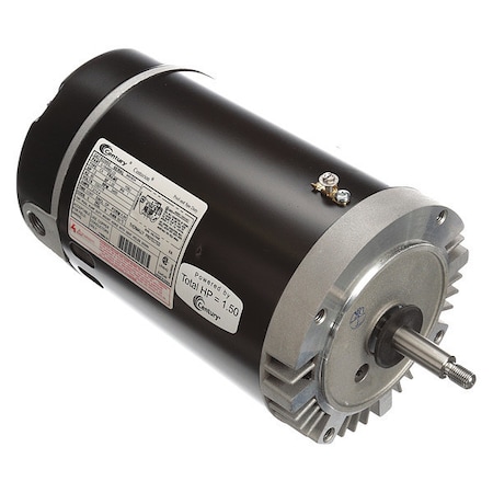 Century Pool Pump Motor, Permanent Split Capacitor, 1 1/2 HP, 56J Frame ...