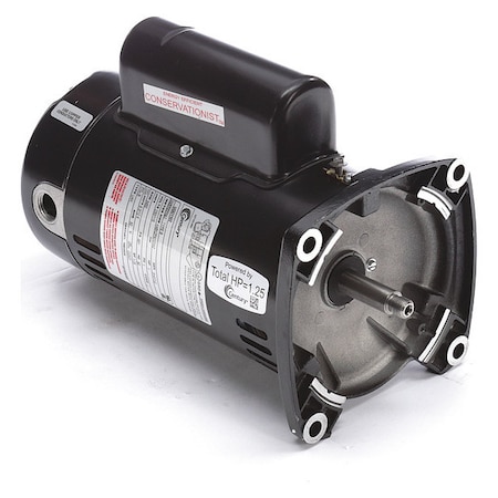 Century Pool Pump Motor, Capacitor-Start/Run, 1 HP, 48Y Frame, 3,450 ...