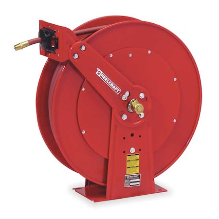 Reelcraft Spring Return Hose Reel, 3/4 in Hose Diameter, 75 ft Length ...