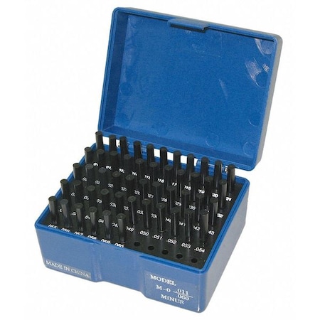 Westward Pin Gage Set, Minus, 50 Pc, 0.011-0.060 In 5PLE8 | Zoro
