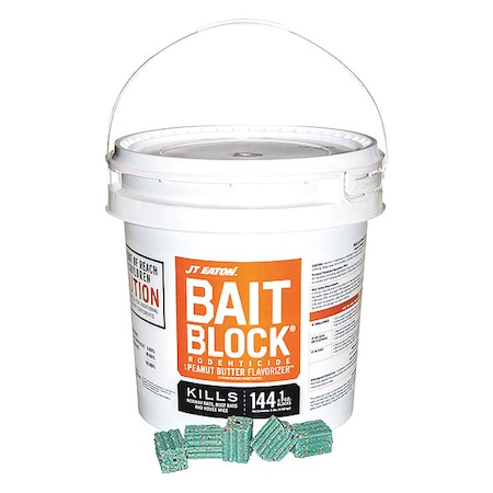 Jt Eaton Rodenticide,Green Blocks,9 lb. Pail (709-PN) | Zoro