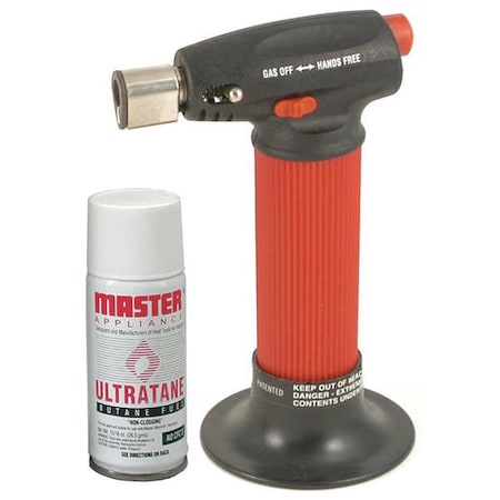 Master Appliance Microtorch, Hand/Table Top, Butane MT-51B | Zoro