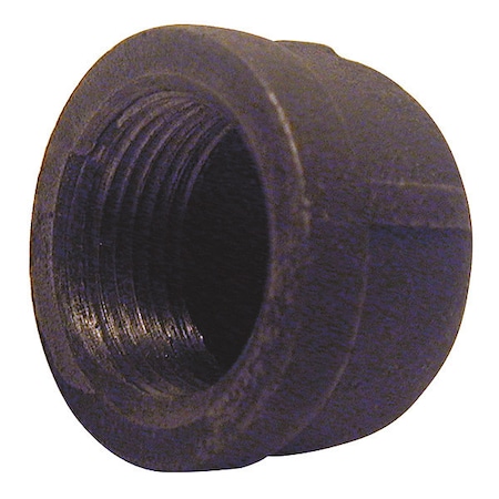 Zoro Select Cap Cap, 1" Pipe, FNPT, Malleable Iron, 150 5P536 | Zoro