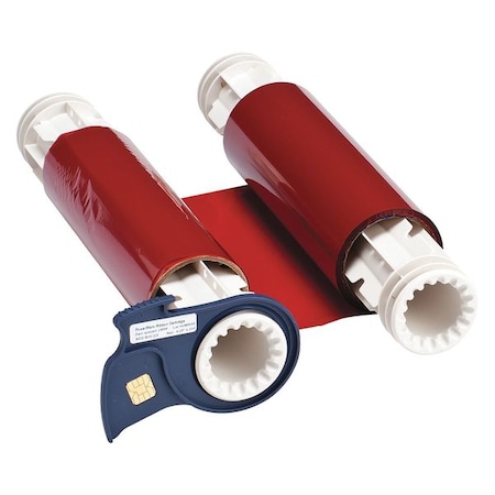 Brady Ribbon Cartridge, 6-1/4" W, 200 ft. L, Red 13595 | Zoro