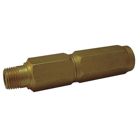 Zoro Select Snubber, Piston, 1/4 In NPT, 3000 psi, Brass 5TUL6 | Zoro