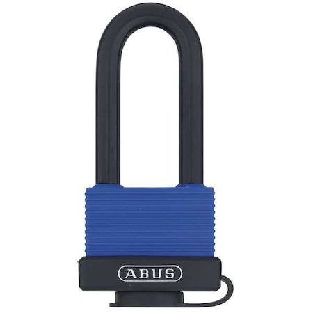 Abus Padlock, Master Keyed, Long Shackle, Rectangular Brass Body ...