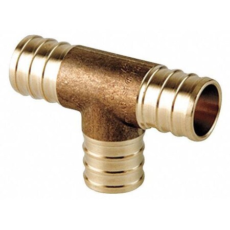 Pureflow Tee, Low Lead Brass, 1/2 x 1/2 x 1/2 In 46520 | Zoro