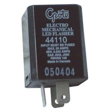 Grote Flasher, 3-Pin LED Applications 44110 | Zoro