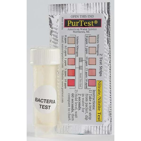 Purtest Water Test Kit, Coliform Bacteria 77700 | Zoro
