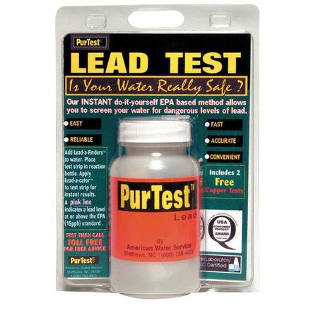 Purtest Water Test Kit, Lead and Copper 77701 | Zoro