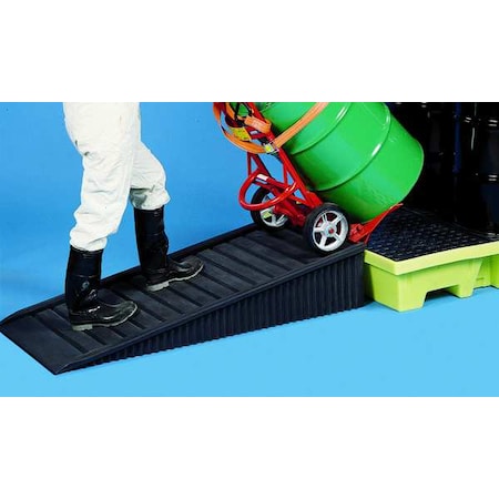 Enpac Spill Platform Ramp, Black, 1000 lb. 5039-BK | Zoro