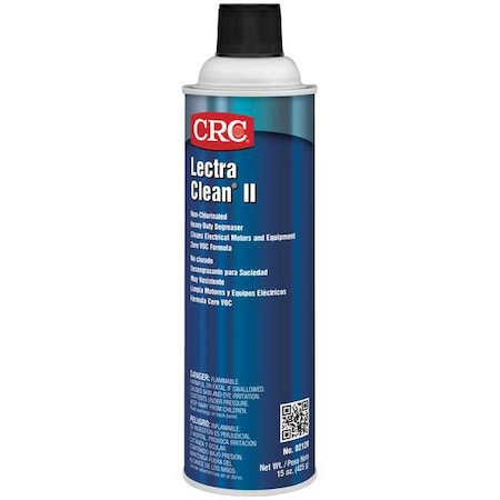 Crc Lectra Clean II Non-Chlorinated Degreaser, 20 oz Aerosol Spray Can ...