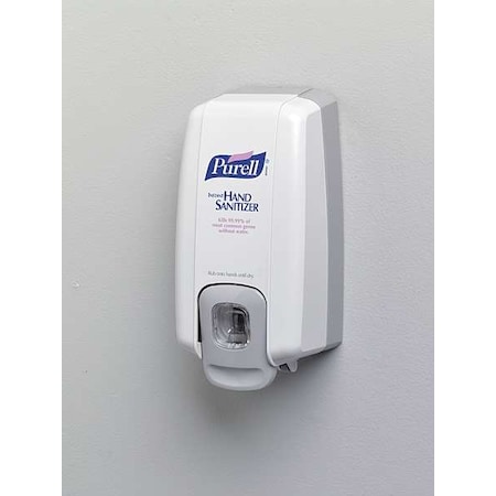 Purell Hand Sanitizer Dispenser, 1000mL, Push-Style, Gray, for use with 1000 mL NXT® Refill 2120 ...