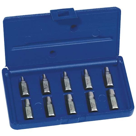 IRWIN HANSON Screw Extractor Set,10 Pcs (53226) | Zoro
