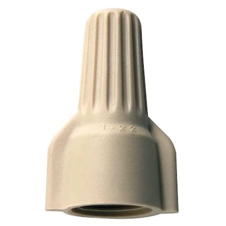 Buchanan Twist-On Wire Connector, 10 AWG Max, Tan, Polypropylene ...