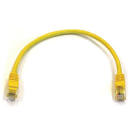 Monoprice Ethernet Cable, Cat 6, Yellow, 1 ft. 2291 | Zoro