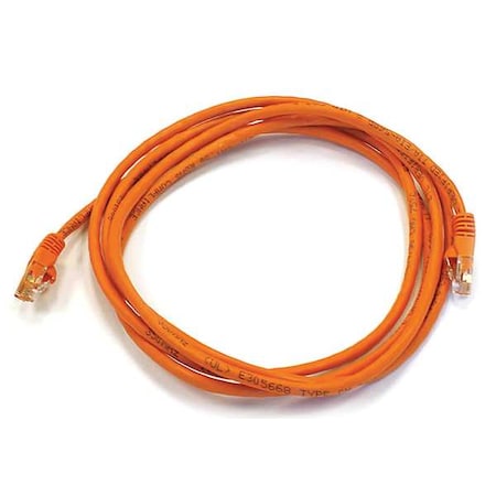 Monoprice Ethernet Cable, Cat 6, Orange, 7 ft. 3414 | Zoro