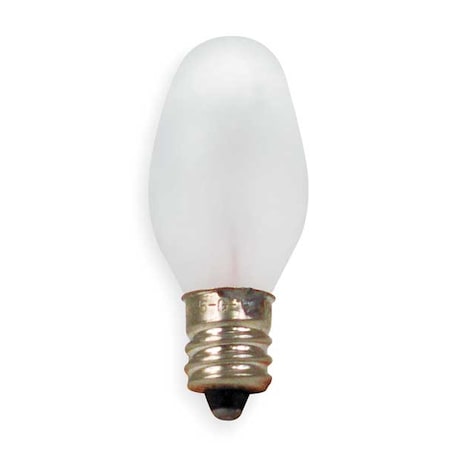 Current GE LIGHTING 7.0W, C7 Incandescent Light Bulb 7C7/W | Zoro