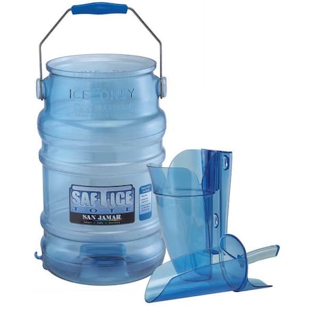 San Jamar Ice Tote System, Blue SI8500 | Zoro