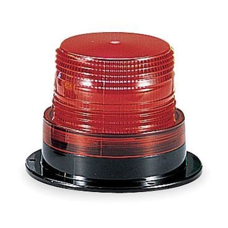 Federal Signal Low Profile Warning Light, Strobe, Red LP6-012-048R | Zoro