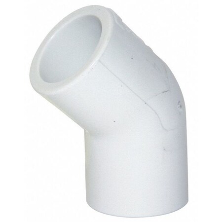 Charlotte Pipe And Foundry PVC Elbow, 45 Degrees, Socket x Socket, 1/2 ...