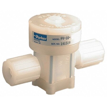 Parker Diaphragm Valve, Pneumatic Normally Open PV-10-6224-01 | Zoro