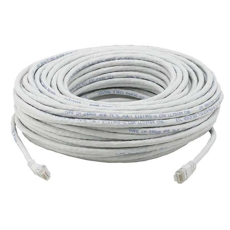 Monoprice Ethernet Cable, Cat 6, White, 100 ft. 2333 | Zoro