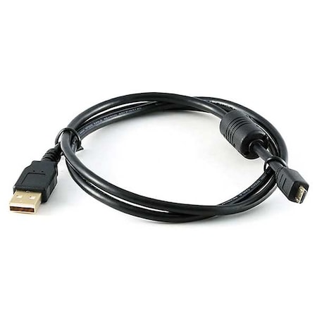 Monoprice USB 2.0 Cable, 3 ft.L, Black 5457 | Zoro