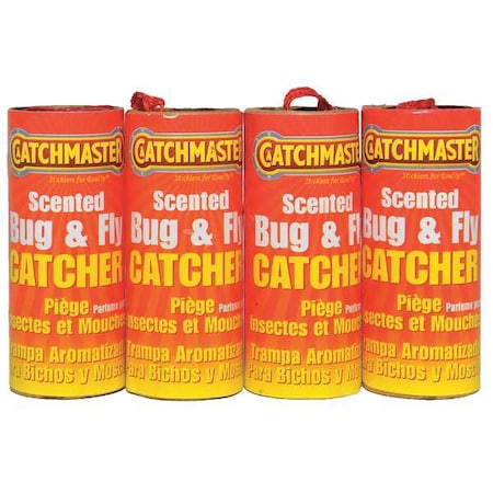 Catchmaster Scented Fly Ribbon Paper Trap, Indoor/Outdoor, 1-1/2 in W x ...