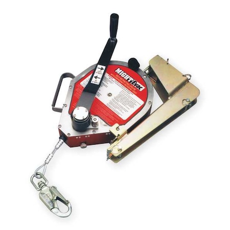 Honeywell Miller Rescue Self Retracting Lifeline, 50 ft., Red MR50GB-Z7 ...