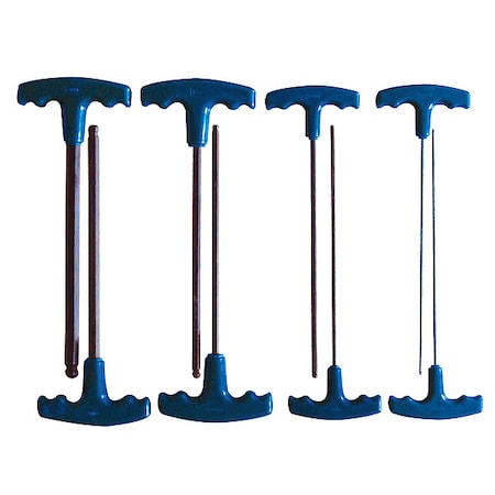 Westward 8 Piece Metric T-Shape Hex Key Set, 5YUU1 5YUU1 | Zoro