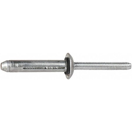 Zoro Select Blind Rivet, Low Profile Head, Recessed Crown Head, 500 PK ...