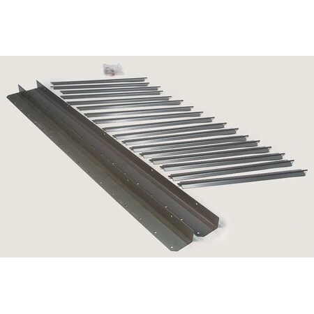 Dayton Vertical Louver Kits, Gray, 18-1/2"H, Steel 5ZKA6 | Zoro