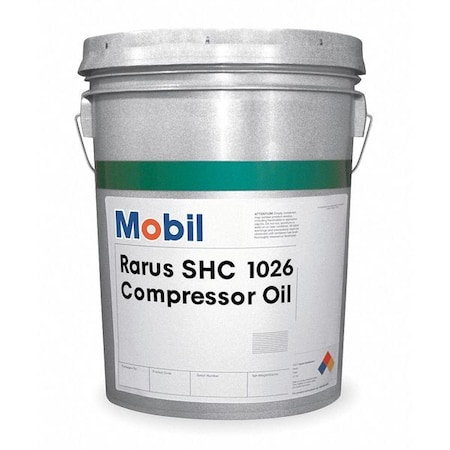 Mobil Mobil Rarus SHC 1026, Synthetic Compressor, 5 gal. 104872 | Zoro