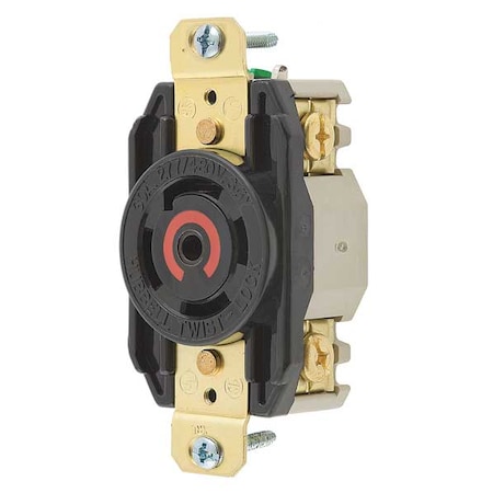 Hubbell Wiring Device-Kellems Locking Receptacle, L22-30R, 30 A, 277 ...