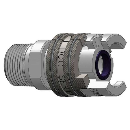 Dixon Valve Male to Thor Coupler, (M)NPT, 1/2", Steel 4PM6 | Zoro