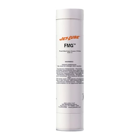 Jet-Lube FMG Machinery Grease, H1 Food Grade, 14 oz cartridge, White ...