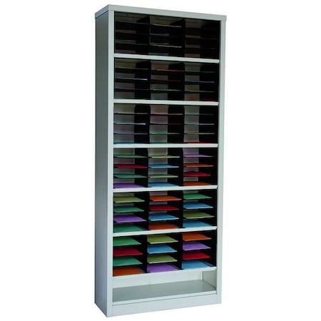 Zoro Select Vertical Literature Organizer 72 Compartments, Tan (5CRY7 ...