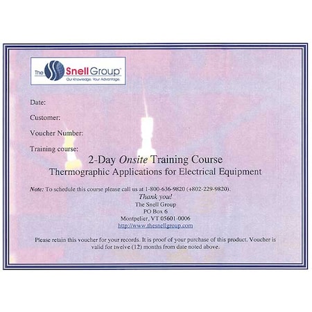 The Snell Group Thermography Training, Onsite, Electrical SNELL-2D-ON ...