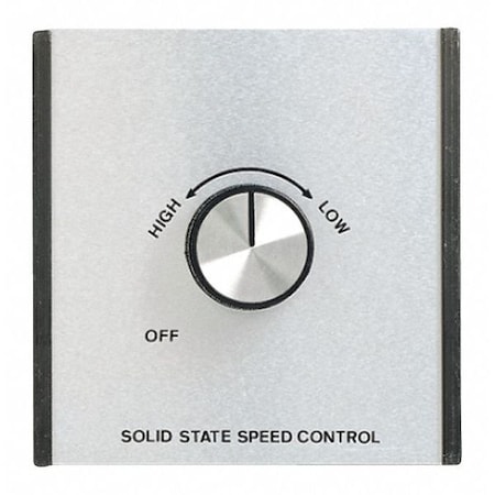 Hunter Fan Speed Rotary Wall Control, Brushed Steel 22394 | Zoro